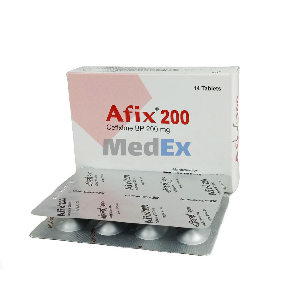 Afix | 200 mg | Tablet | এফিক্স ২০০ মি.গ্রা. ট্যাবলেট | Aristopharma ...