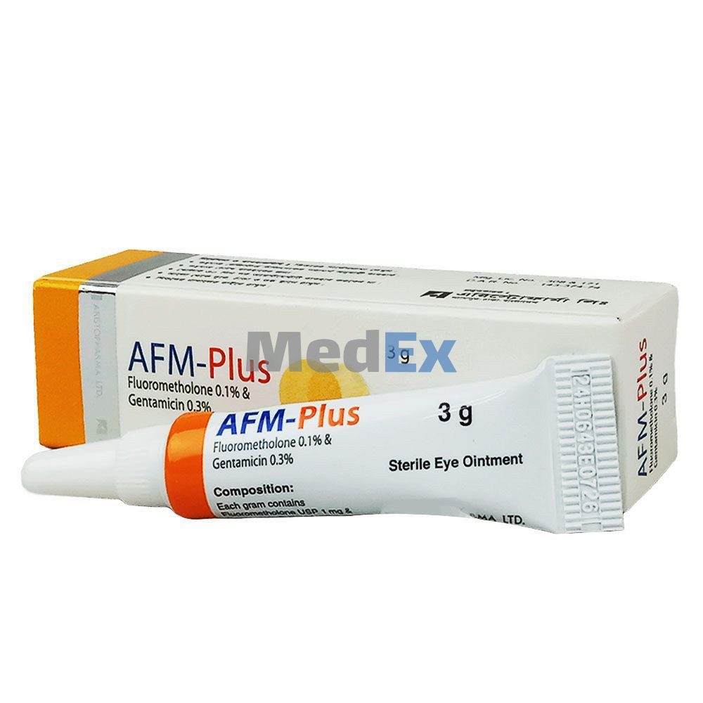 এএফএম-প্লাস ০.১%+০.৩% চোখের অয়েনমেন্ট | AFM-Plus | 0.1%+0.3% | Eye ...