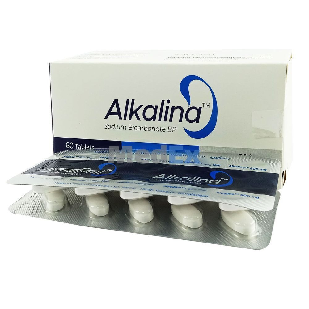 Alkalina | 600 mg | Tablet | এলকালিনা ৬০০ মি.গ্রা. ট্যাবলেট | Radiant ...