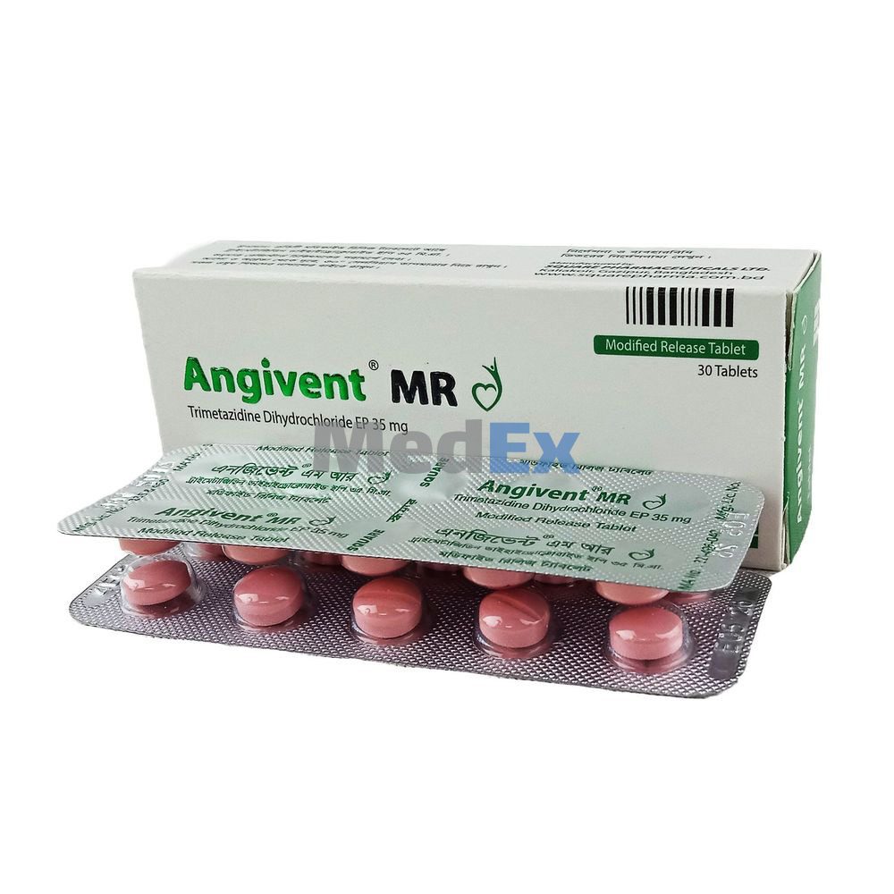 এনজিভেন্ট এমআর ৩৫ মি.গ্রা. ট্যাবলেট | Angivent MR | 35 mg | Tablet ...