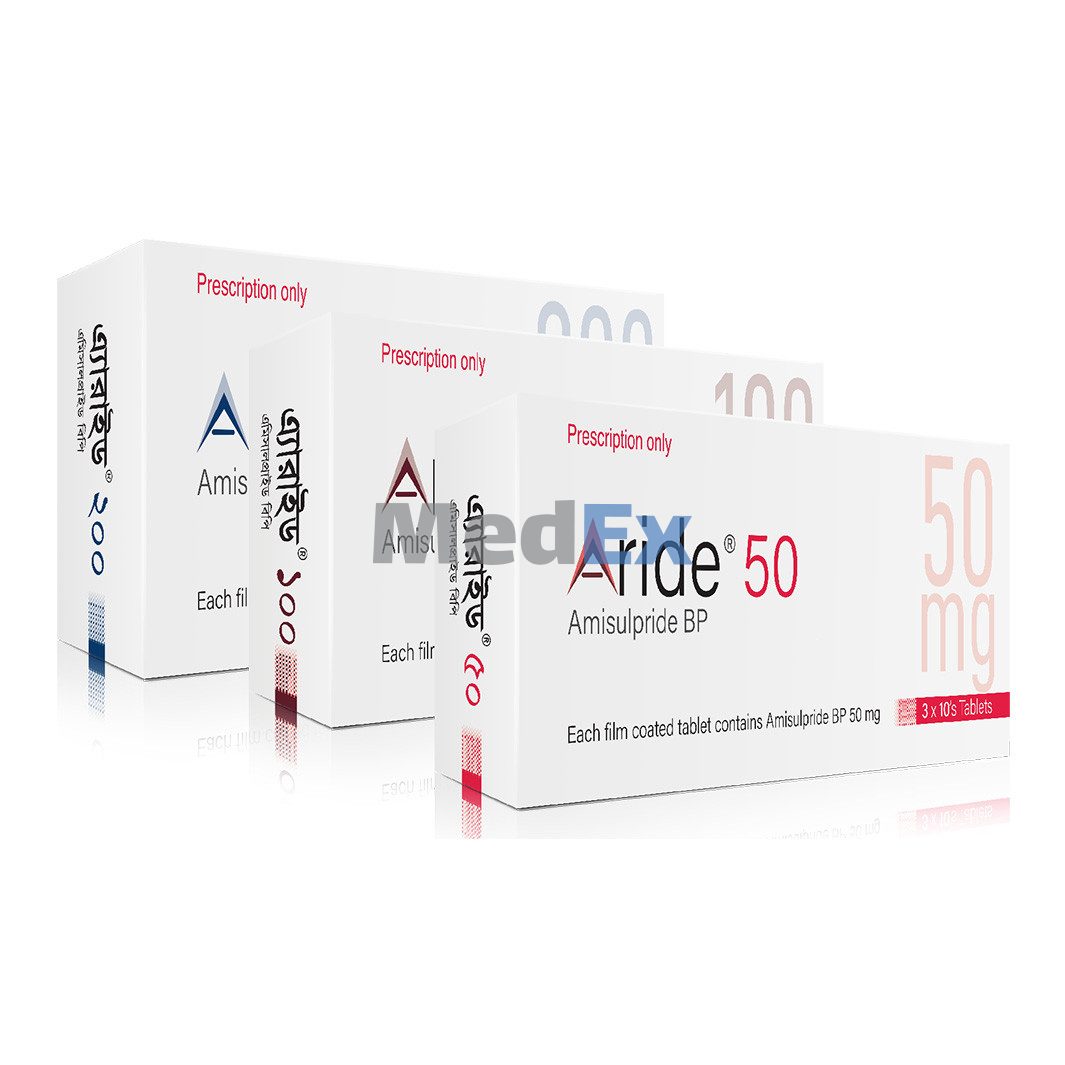 Aride | 100 mg | Tablet | এ্যারাইড ১০০ মি.গ্রা. ট্যাবলেট | Renata PLC ...