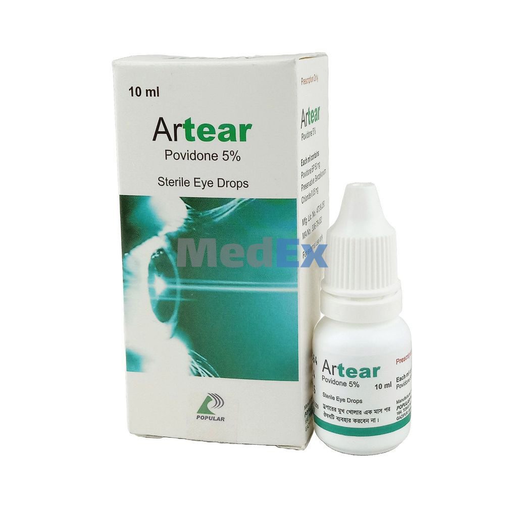 Artear | 5% v/v | Eye Drop | আরটিয়ার ৫% চোখের সল্যুসন | Popular ...