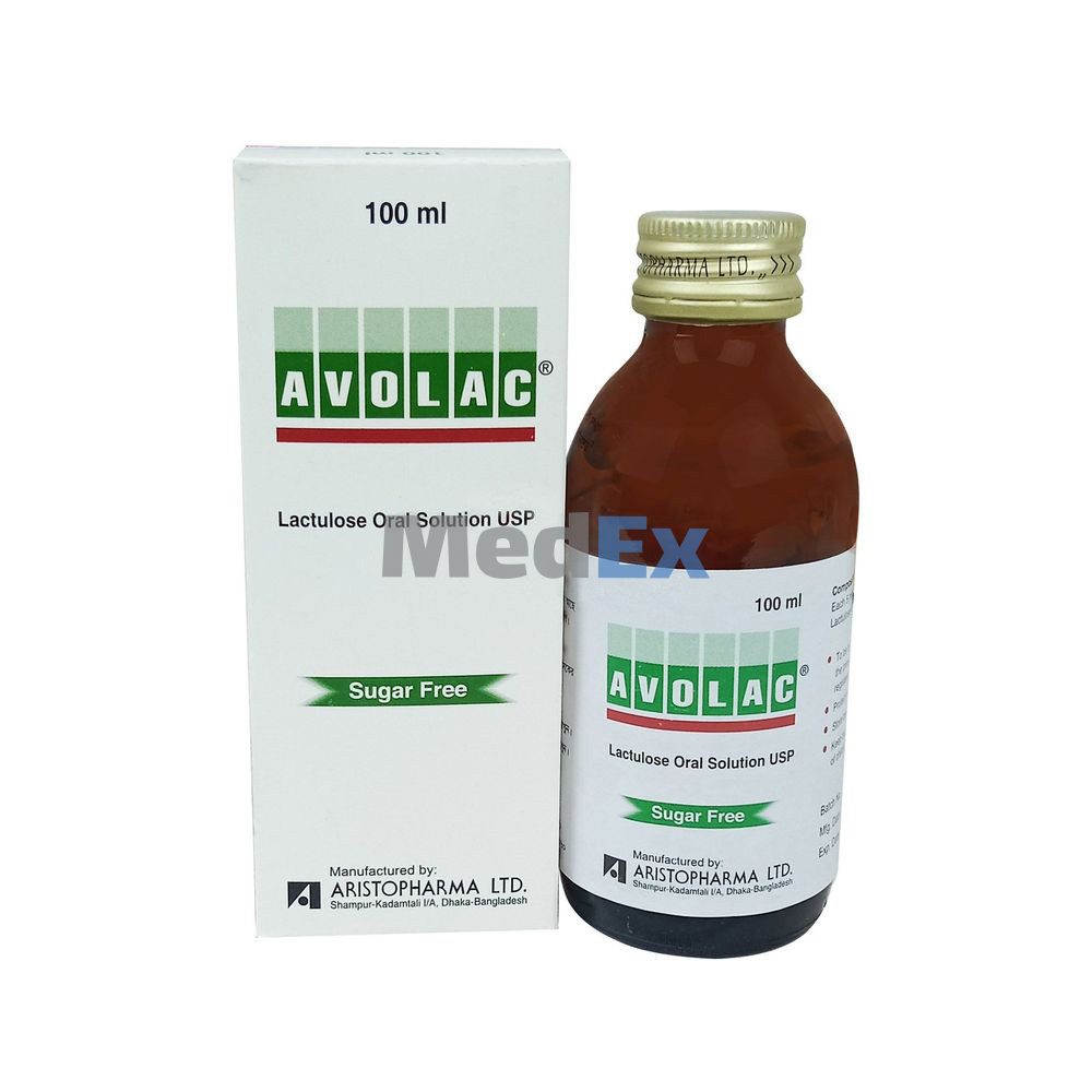 Avolac | 3.35 gm/5 ml | Oral Solution | এভোল্যাক ৩.৩৫ গ্রাম/৫ মি.লি ...