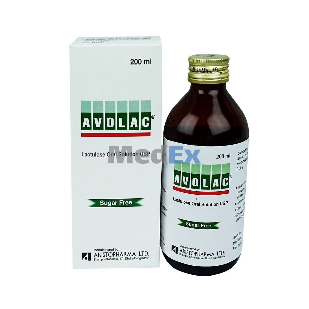 Avolac | 3.35 gm/5 ml | Oral Solution | এভোল্যাক ৩.৩৫ গ্রাম/৫ মি.লি ...