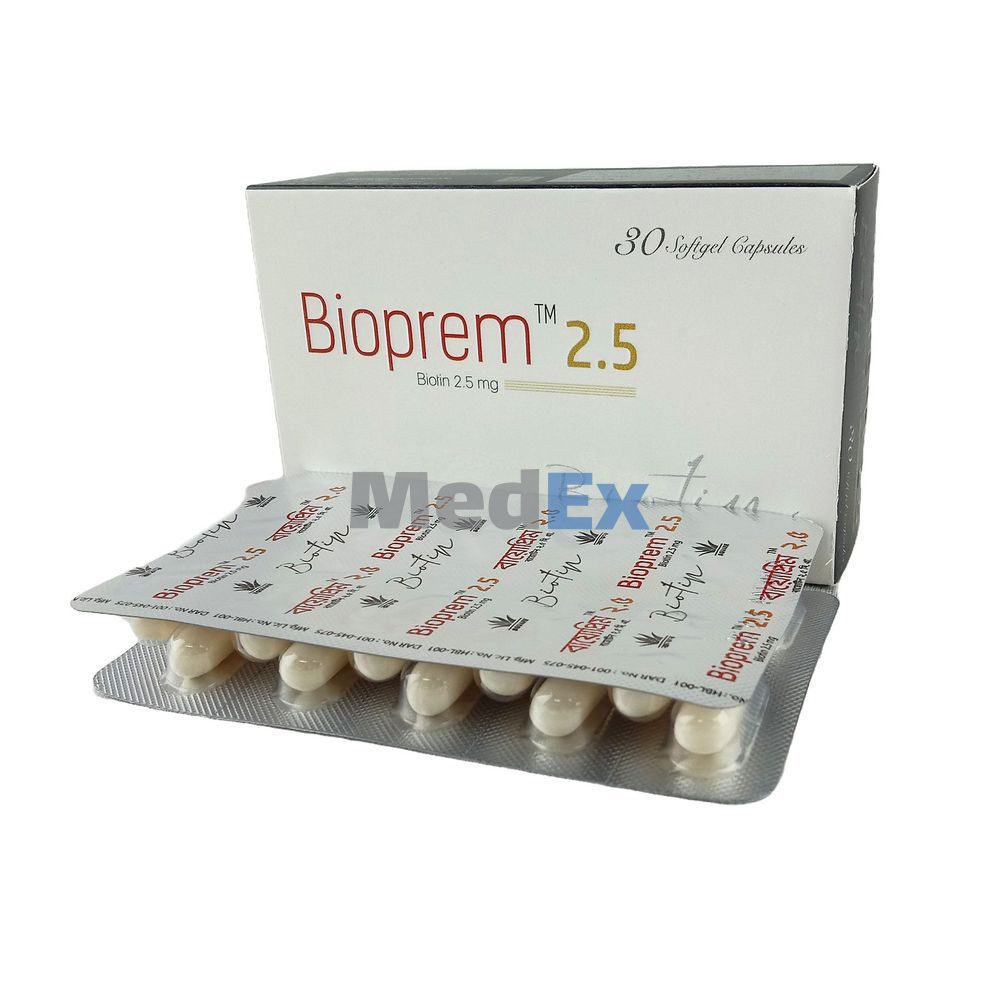 Bioprem | 2500 mcg | Capsule | বায়োপ্রিম ২৫০০ মাইক্রো গ্রাম ক্যাপসুল ...