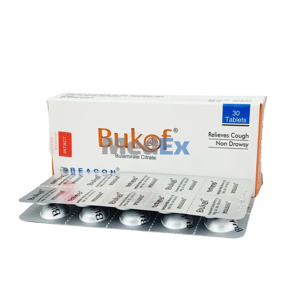 বিউকফ ৫০ মি.গ্রা. ট্যাবলেট | Bukof | 50 mg | Tablet | Beacon ...