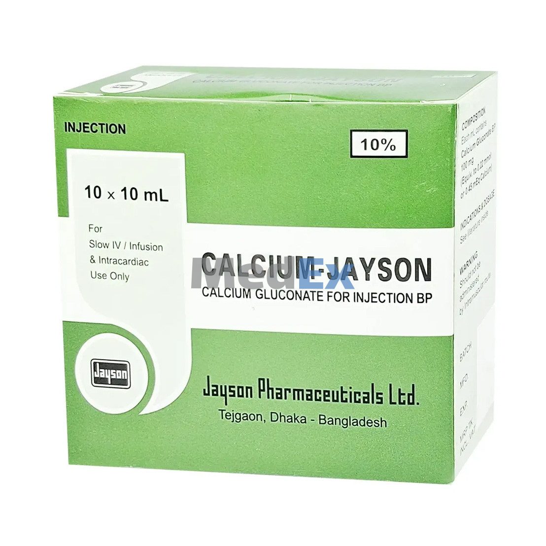 Calcium-Jayson | 500 mg/5 ml | Injection | ক্যালসিয়াম-জেসন ৫০০ মি.গ্রা ...