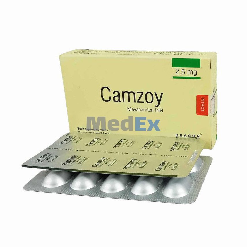 Camzoy | 2.5 mg | Capsule | ক্যামজয় ২.৫ মি.গ্রা. ক্যাপসুল | Beacon ...