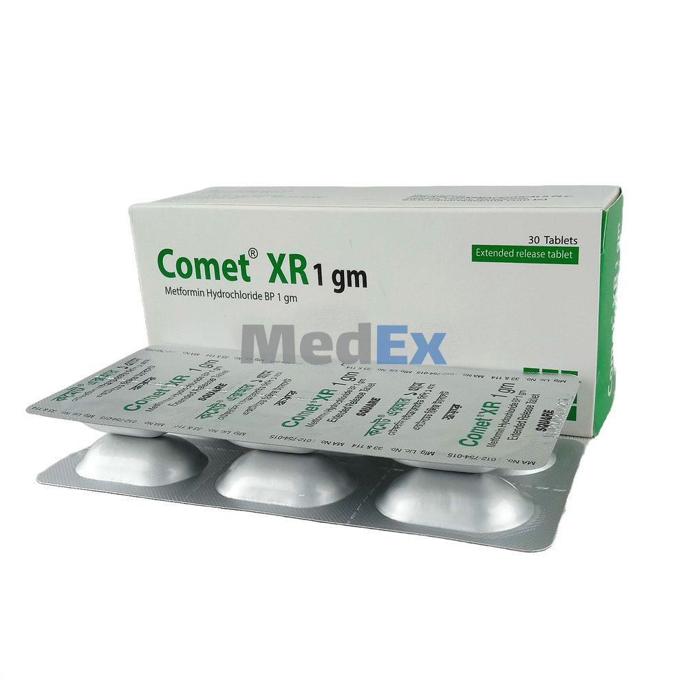 Comet XR | 1000 mg | Tablet | কমেট এক্স আর ১০০০ মি.গ্রা. ট্যাবলেট ...