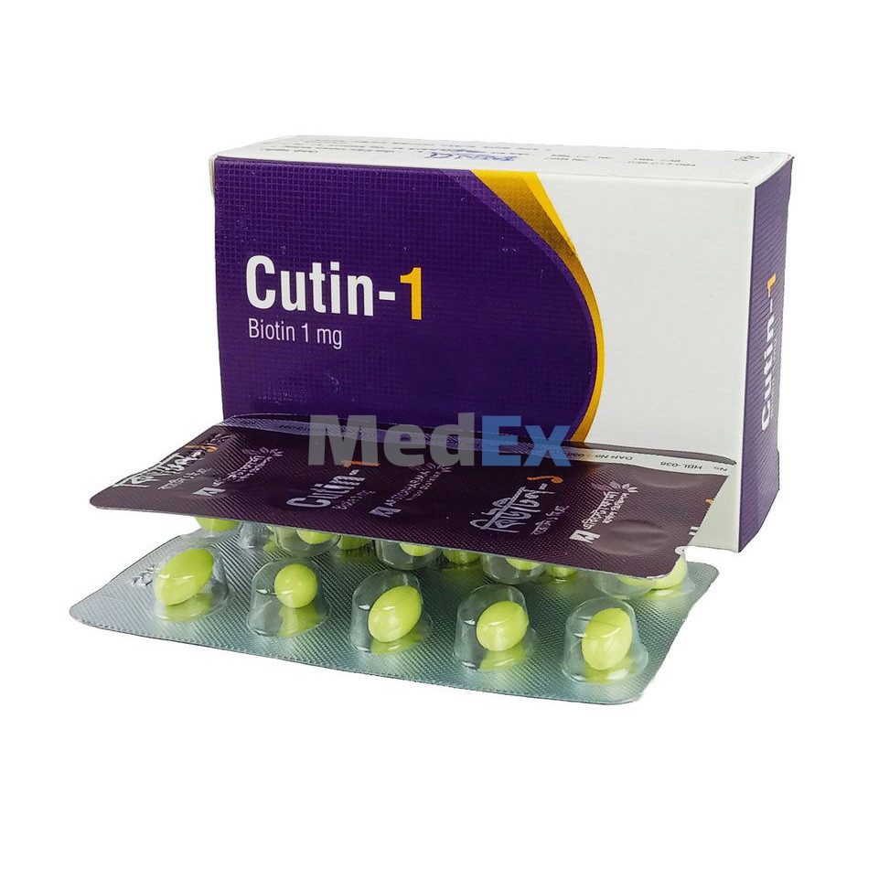Cutin | 1000 mcg | Capsule | কিউটিন ১০০০ মাইক্রোগ্রাম ক্যাপসুল ...