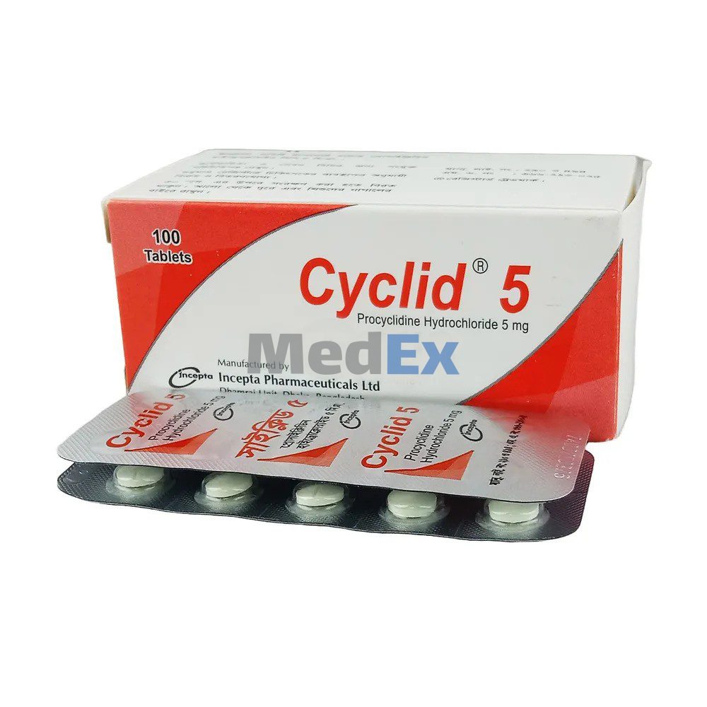 Cyclid | 5 mg | Tablet | সাইক্লিড ৫ মি.গ্রা. ট্যাবলেট | Incepta ...