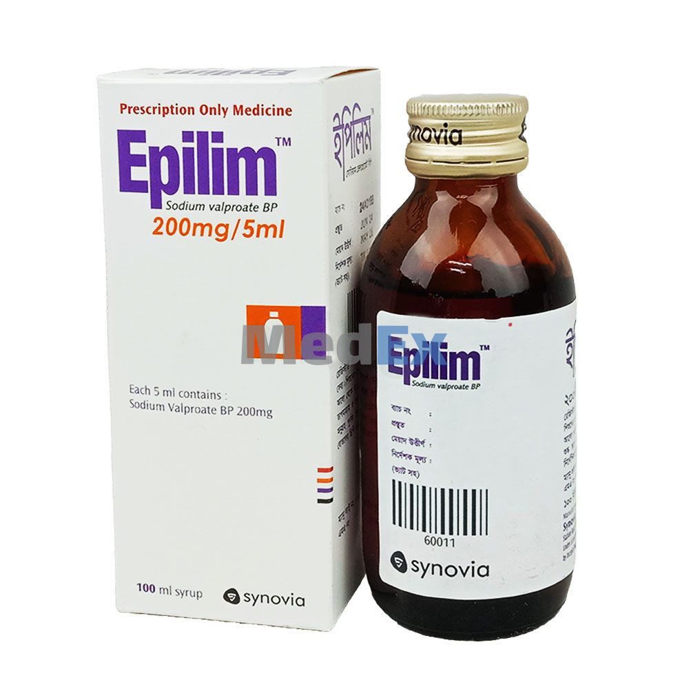 ইপিলিম ২০০ মি.গ্রা./৫ মি.লি. সিরাপ | Epilim | 200 mg/5 ml | Syrup ...