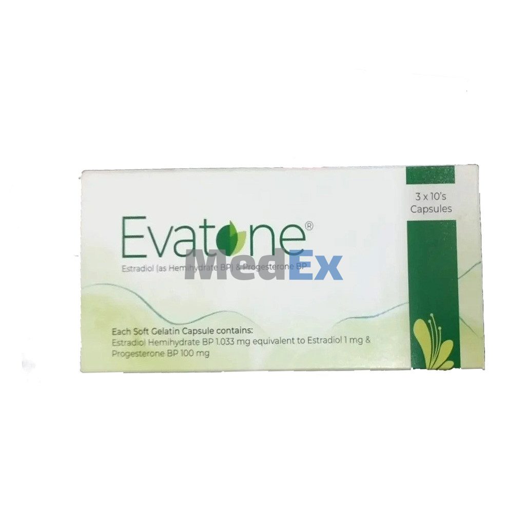 ইভাটোন ১ মি.গ্রা.+১০০ মি.গ্রা. ক্যাপসুল | Evatone | 1 mg+100 mg ...