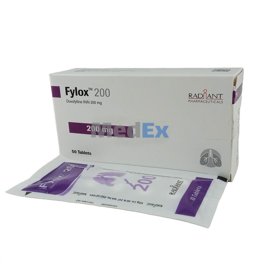 Fylox | 200 mg | Tablet | ফাইলক্স ২০০ মি.গ্রা. ট্যাবলেট | Radiant ...