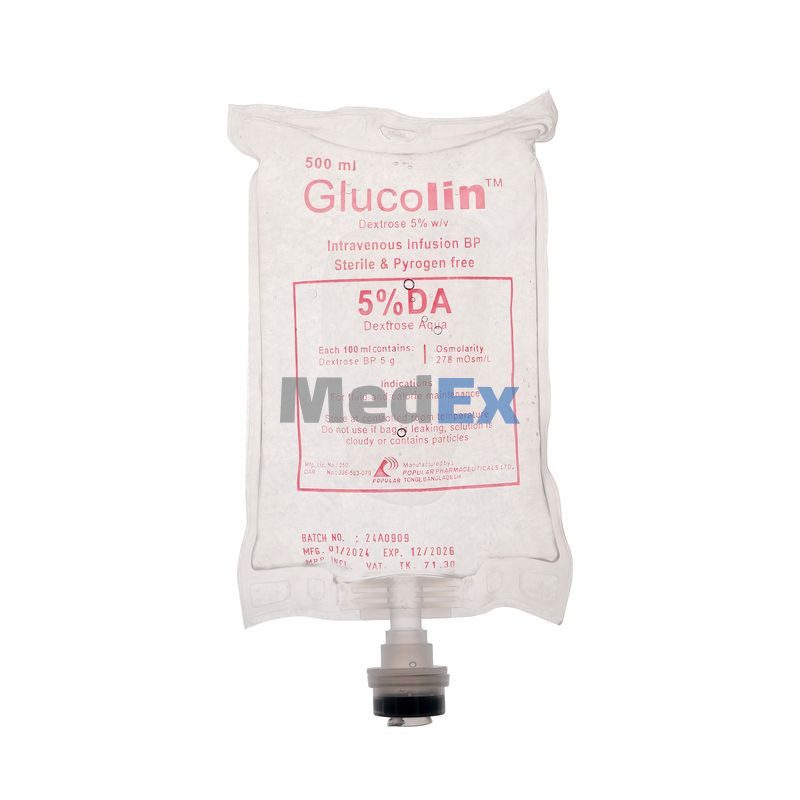 Glucolin | 5% | Injection | গ্লুকোলিন ৫% ইঞ্জেকসন | Popular ...