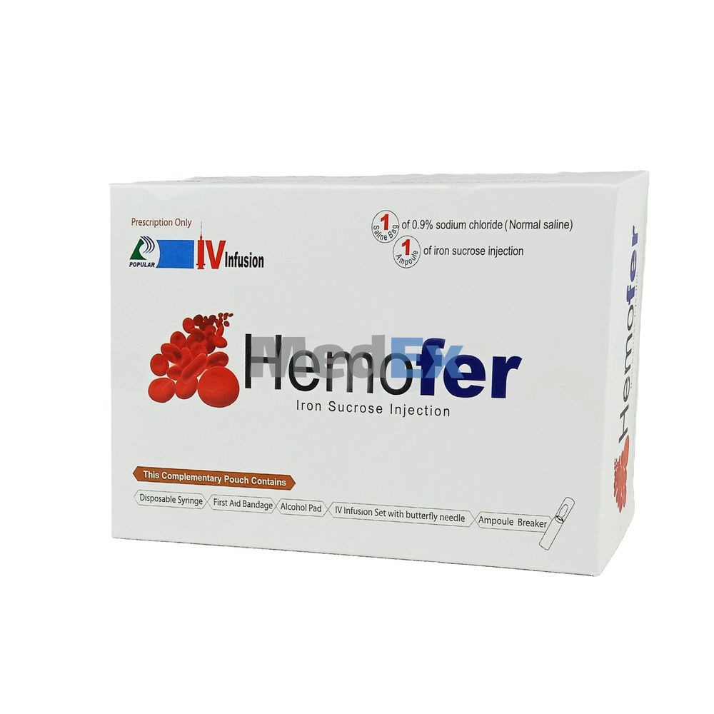 হেমোফার ১০০ মি.গ্রা./৫ মি.লি. ইঞ্জেকসন | Hemofer | 100 mg/5 ml | Injection | Popular ...