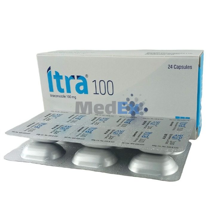 Itra | 100 mg | Capsule | ইট্রা ১০০ মি.গ্রা. ক্যাপসুল | Square ...