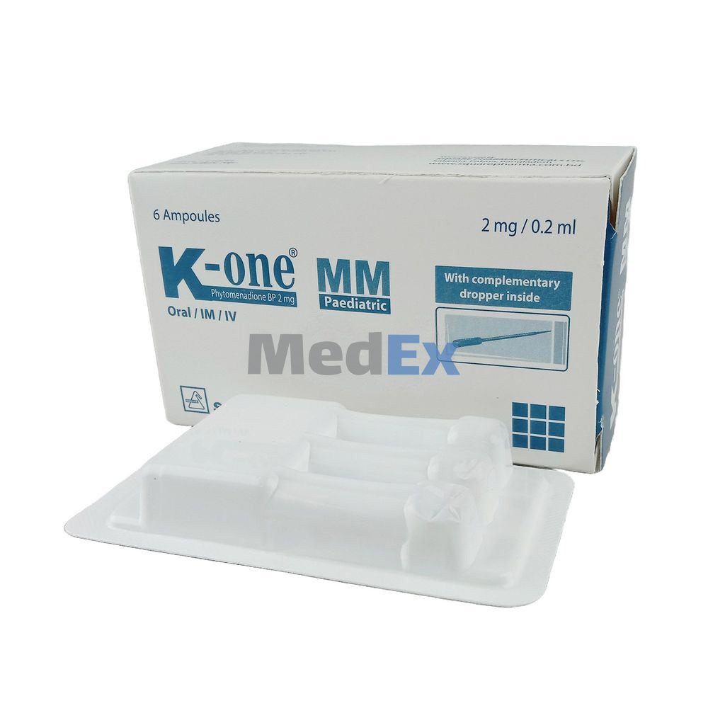 K-One MM | 2 mg/0.2 ml | Injection | কে-ওয়ান এমএম ২ মি.গ্রা./০.২ মি.লি ...