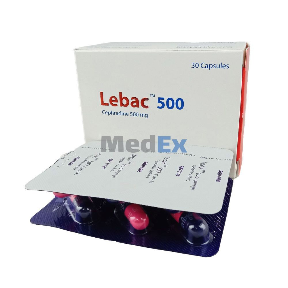 Lebac | 500 mg | Capsule | লিব্যাক ৫০০ মি.গ্রা. ক্যাপসুল | Square ...
