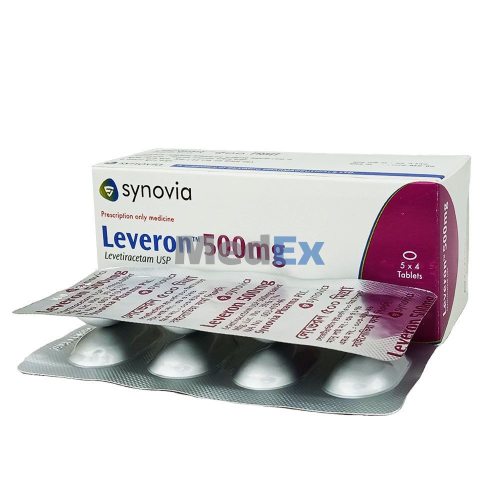 Leveron | 500 mg | Tablet | লেভেরন ৫০০ মি.গ্রা. ট্যাবলেট | Synovia ...