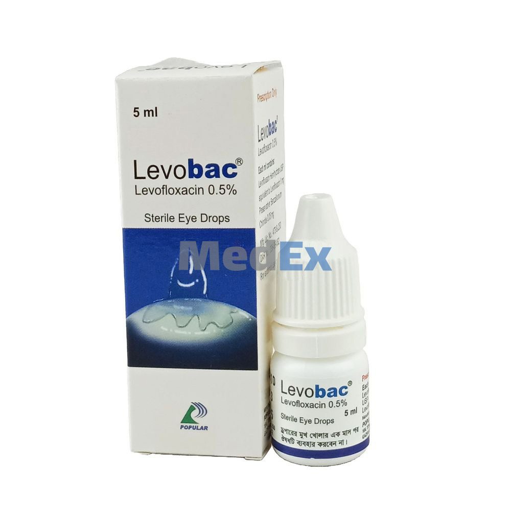 Levobac | 0.5% | Eye Drop | লিভোব্যাক ০.৫% চোখের সল্যুসন | Popular ...