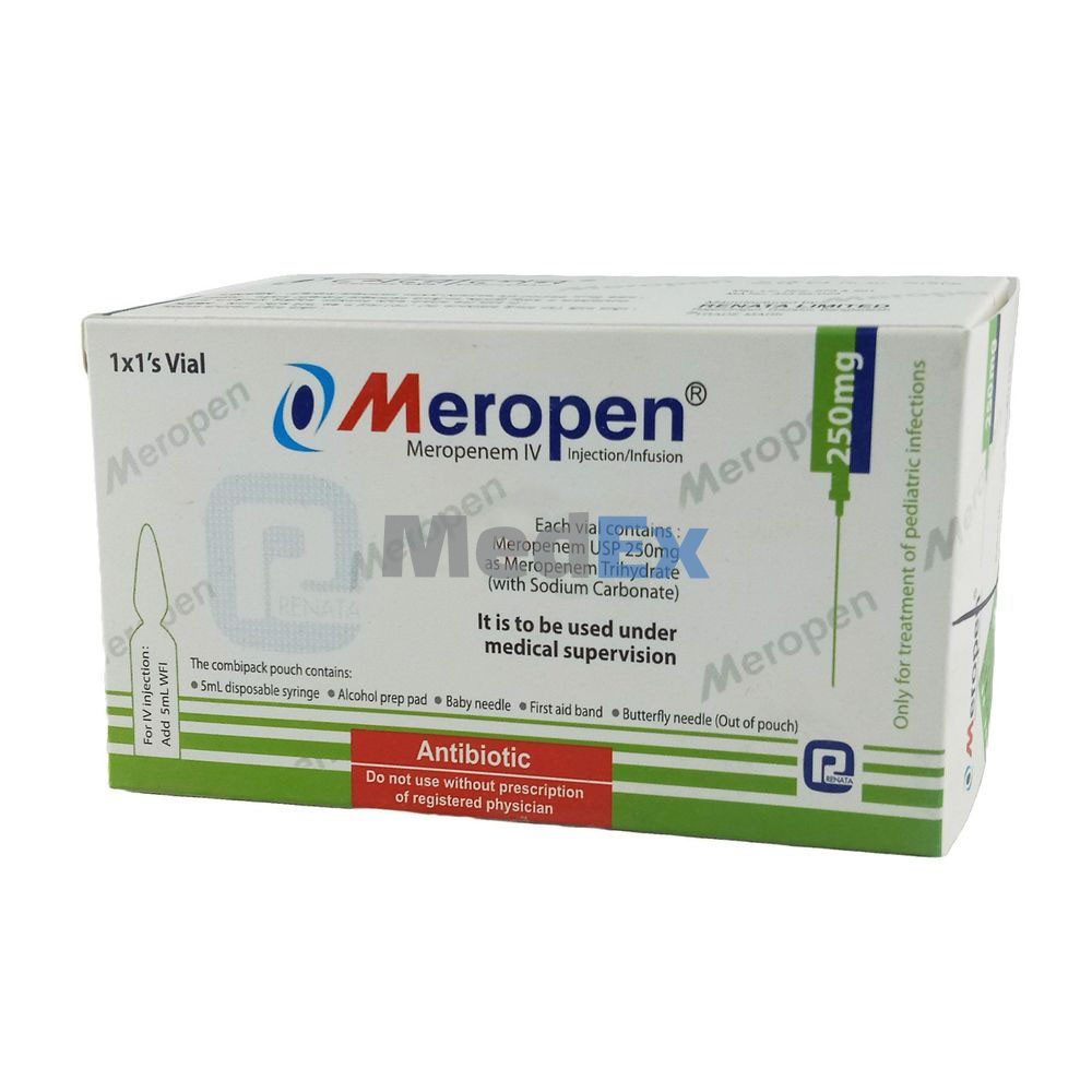 Meropen | 250 mg/vial | Injection | মেরোপেন ২৫০ মি.গ্রা./ভায়াল ...