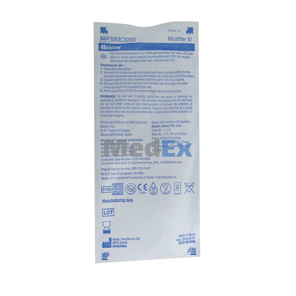 MiraFilter | Injection | Synovia Pharma PLC. | Indications ...