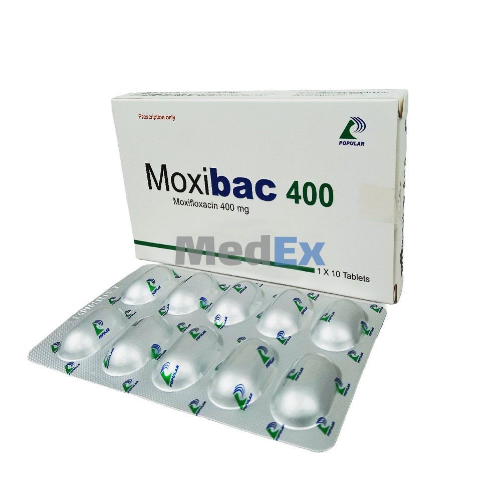 Moxibac | 400 mg | Tablet | মক্সিব্যাক ৪০০ মি.গ্রা. ট্যাবলেট | Popular ...