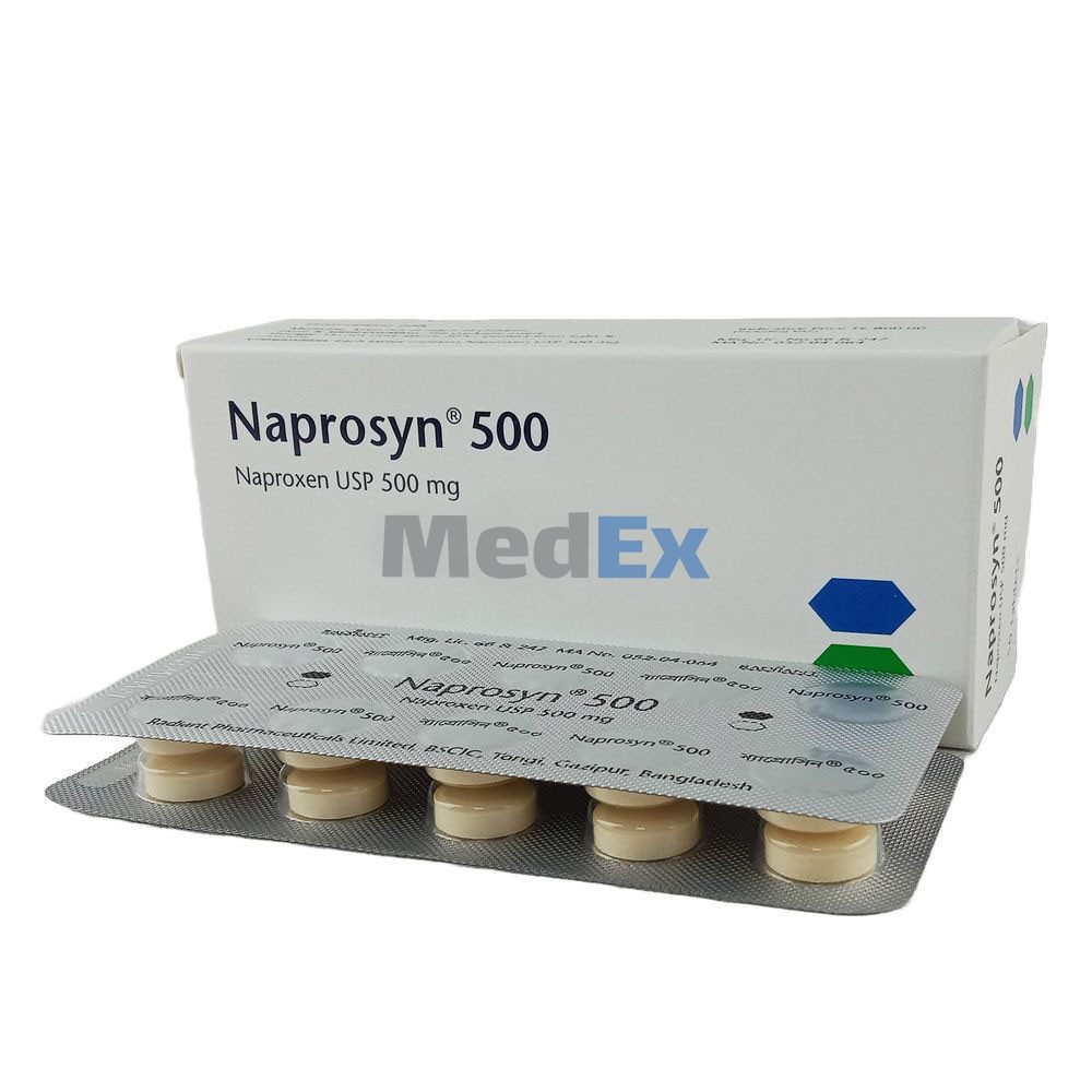 Naprosyn | 500 mg | Tablet | ন্যাপ্রোসিন ৫০০ মি.গ্রা. ট্যাবলেট ...