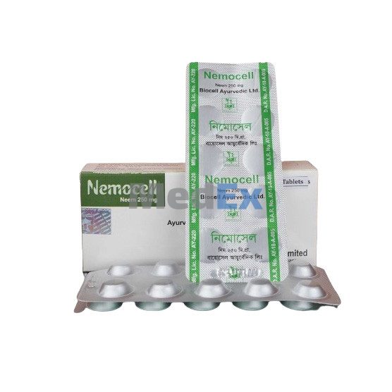 Nemocell | 250 mg | Tablet | Biocell Ayurvedic Limited | Indications ...