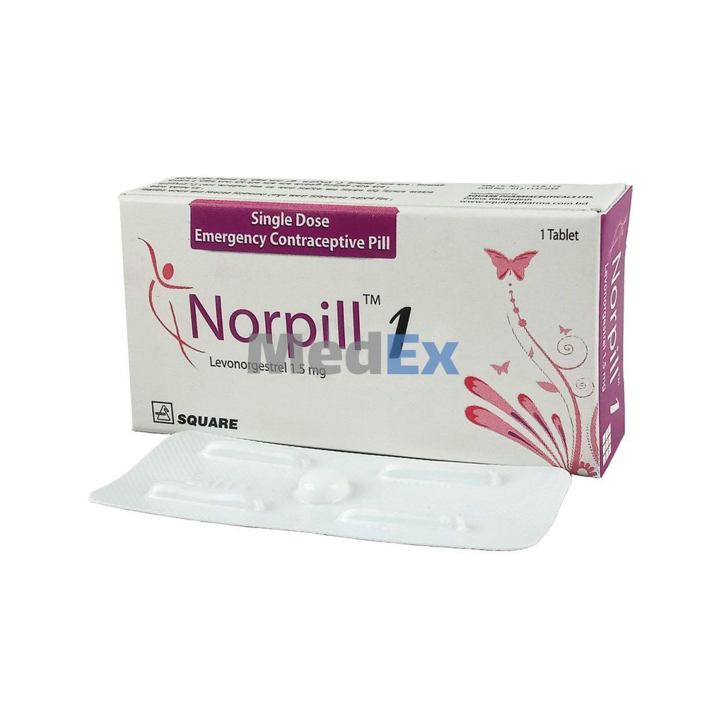 নরপিল ১ ১.৫ মি.গ্রা. ট্যাবলেট | Norpill 1 | 1.5 mg | Tablet | Square ...
