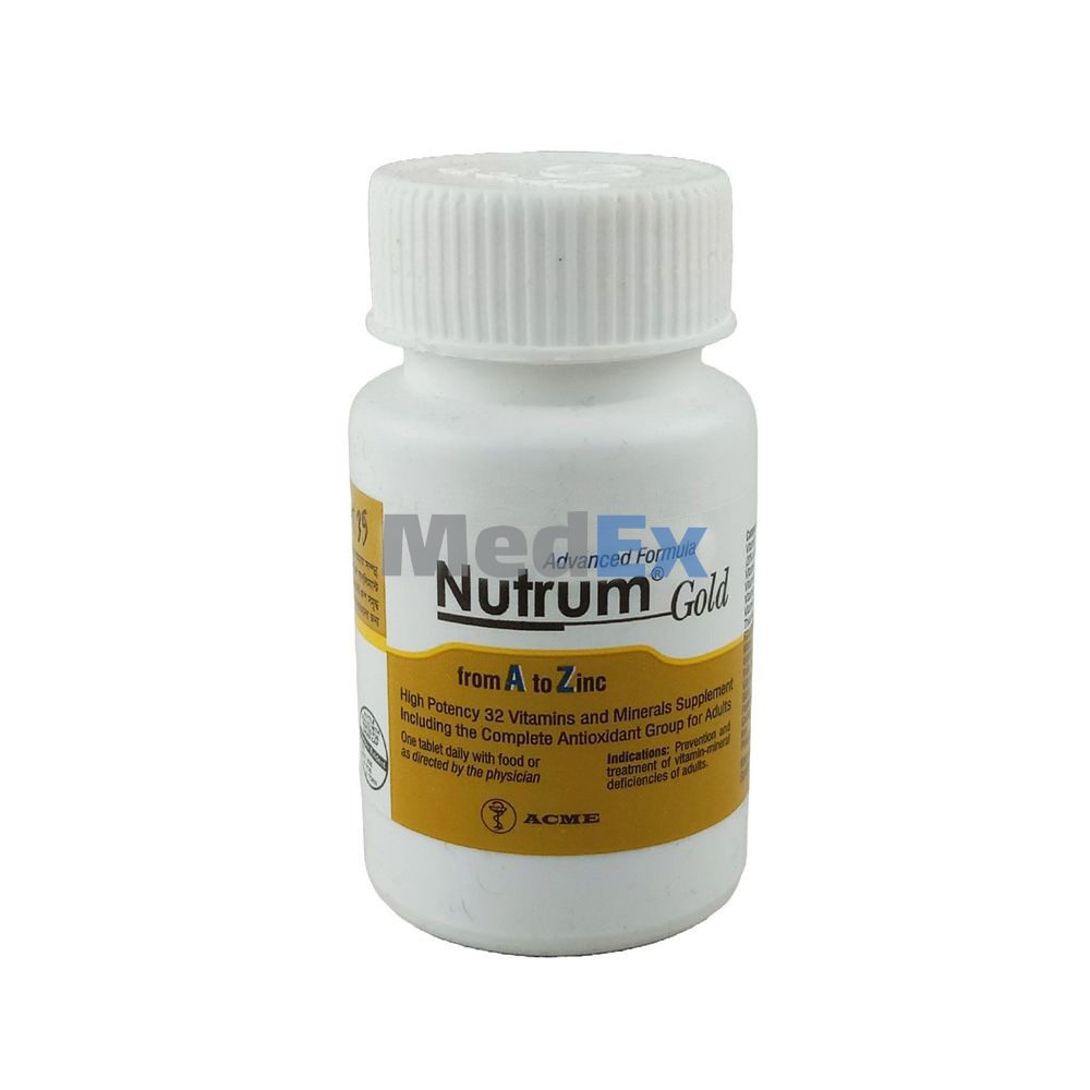 Nutrum Gold | Tablet | নিউট্রাম গোল্ড ট্যাবলেট | ACME Laboratories Ltd ...