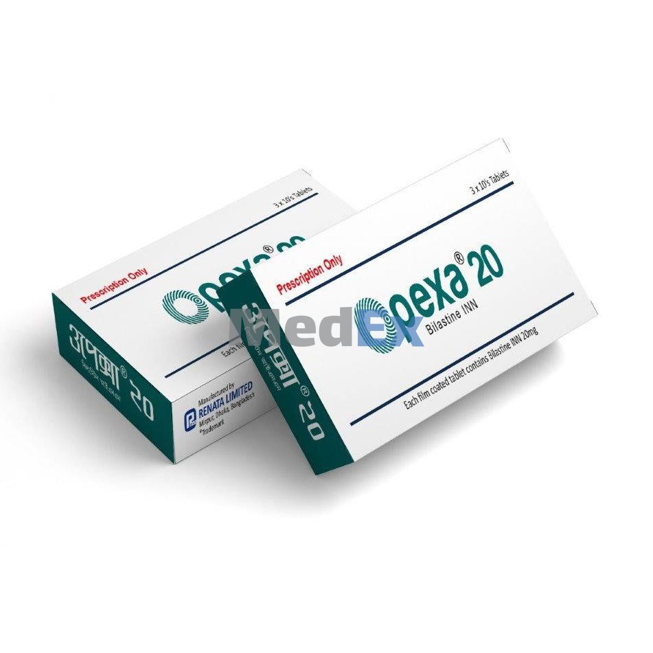 ওপেক্সা ২০ মি.গ্রা. ট্যাবলেট | Opexa | 20 mg | Tablet | Renata PLC ...