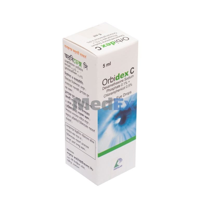 অরবিডেক্স সি ০.১%+০.৫% চোখের সল্যুসন | Orbidex C | 0.1%+0.5% | Eye Drop ...