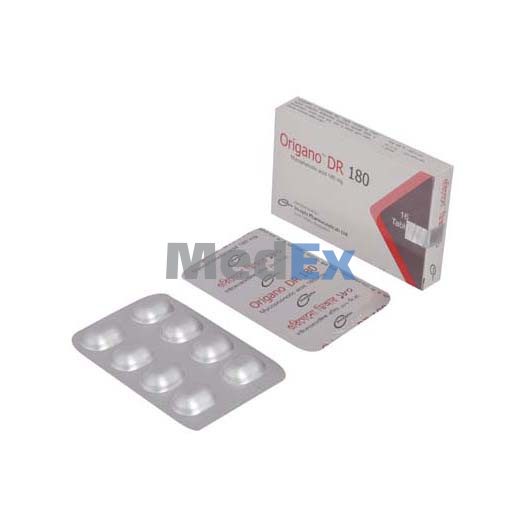 Origano DR | 180 mg | Tablet | ওরিগেনো ডিআর ১৮০ মি.গ্রা. ট্যাবলেট ...