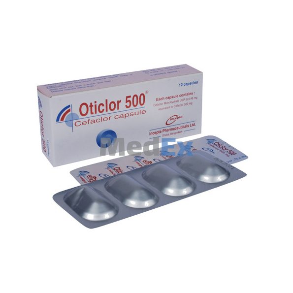 Oticlor | 500 mg | Capsule | ওটিক্লর ৫০০ মি.গ্রা. ক্যাপসুল | Incepta Pharmaceuticals Ltd ...