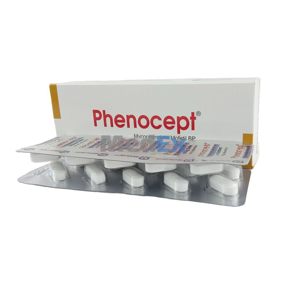 Phenocept | 500 mg | Tablet | ফেনোসেপ্ট ৫০০ মি.গ্রা. ট্যাবলেট | Renata ...