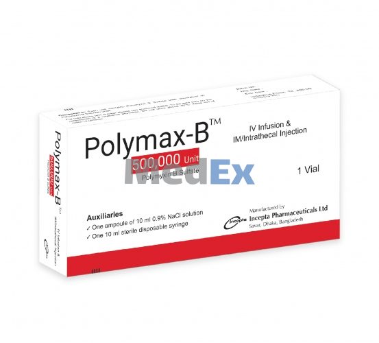 Polymax-B | 5 lac unit | Injection | পলিমাক্স-বি ৫ লক্ষ ইউনিট ইঞ্জেকসন ...