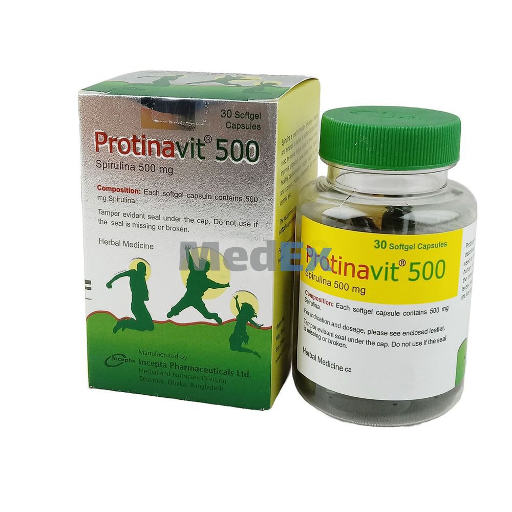 প্রোটিনাভিট ৫০০ মি.গ্রা. ক্যাপসুল | Protinavit | 500 mg | Capsule | Incepta Pharmaceuticals Ltd ...