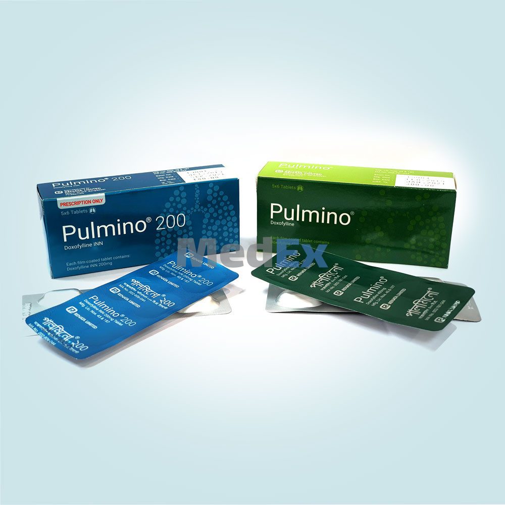 Pulmino | 400 mg | Tablet | পালমিনো ৪০০ মি.গ্রা. ট্যাবলেট | Renata PLC ...