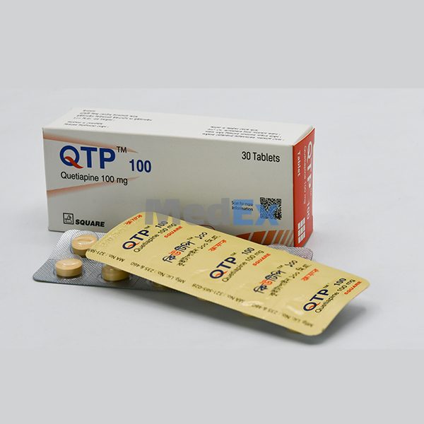 কিউটিপি ১০০ মি.গ্রা. ট্যাবলেট | QTP | 100 mg | Tablet | Square ...