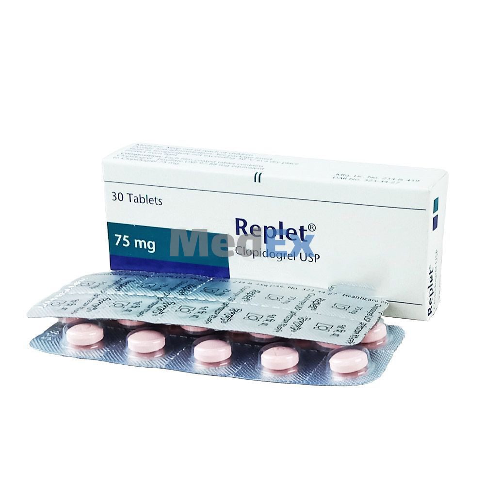 Replet | 75 mg | Tablet | রিপ্লেট ৭৫ মি.গ্রা. ট্যাবলেট | Healthcare ...