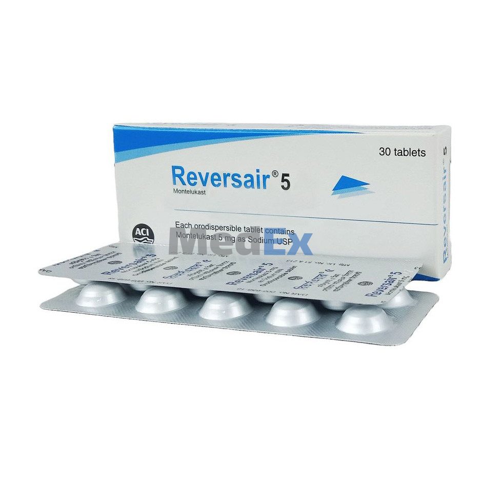 Reversair | 5 mg | Tablet | রিভার্সএয়ার ৫ মি.গ্রা. ট্যাবলেট | ACI ...