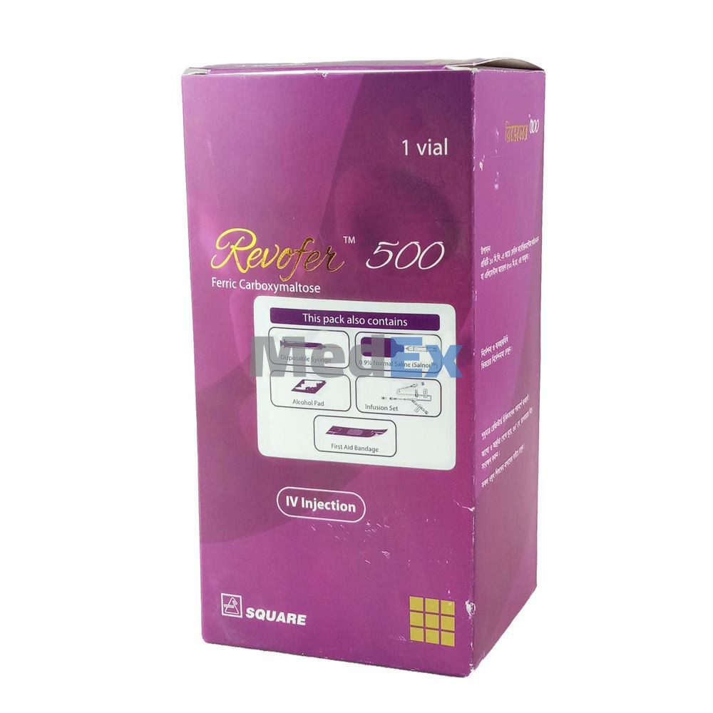 Revofer | 500 mg/10 ml | Injection | রিভোফার ৫০০ মি.গ্রা./১০ মি.লি ...
