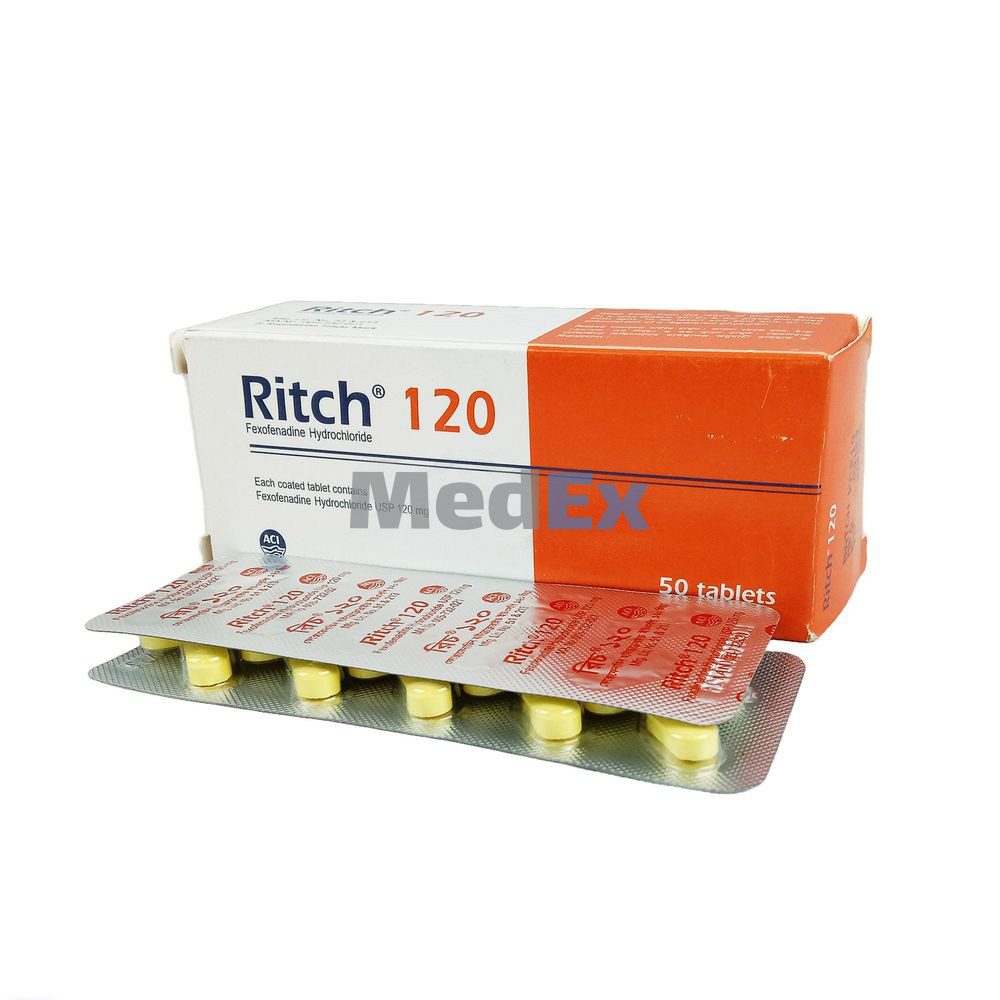 Ritch | 120 mg | Tablet | রিচ ১২০ মি.গ্রা. ট্যাবলেট | ACI Limited ...
