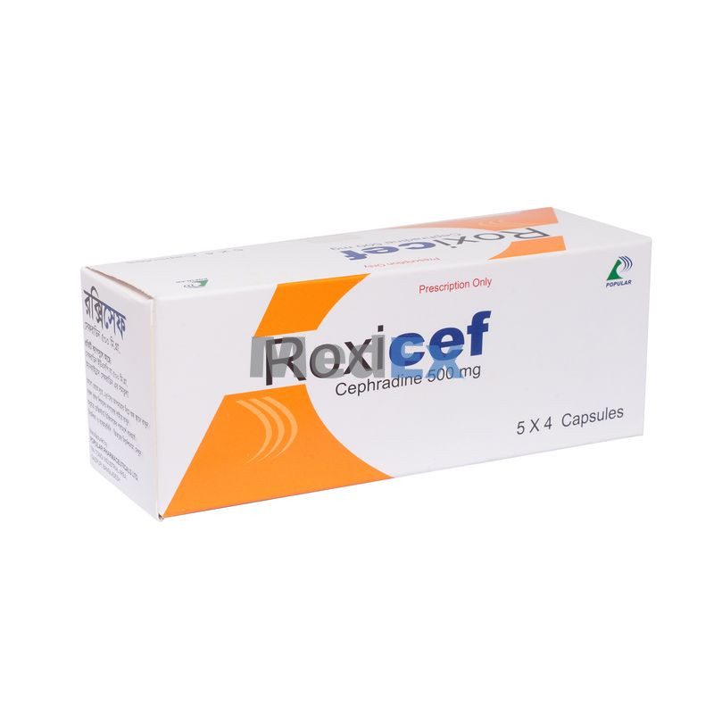 রক্সিসেফ ৫০০ মি.গ্রা. ক্যাপসুল | Roxicef | 500 mg | Capsule | Popular ...