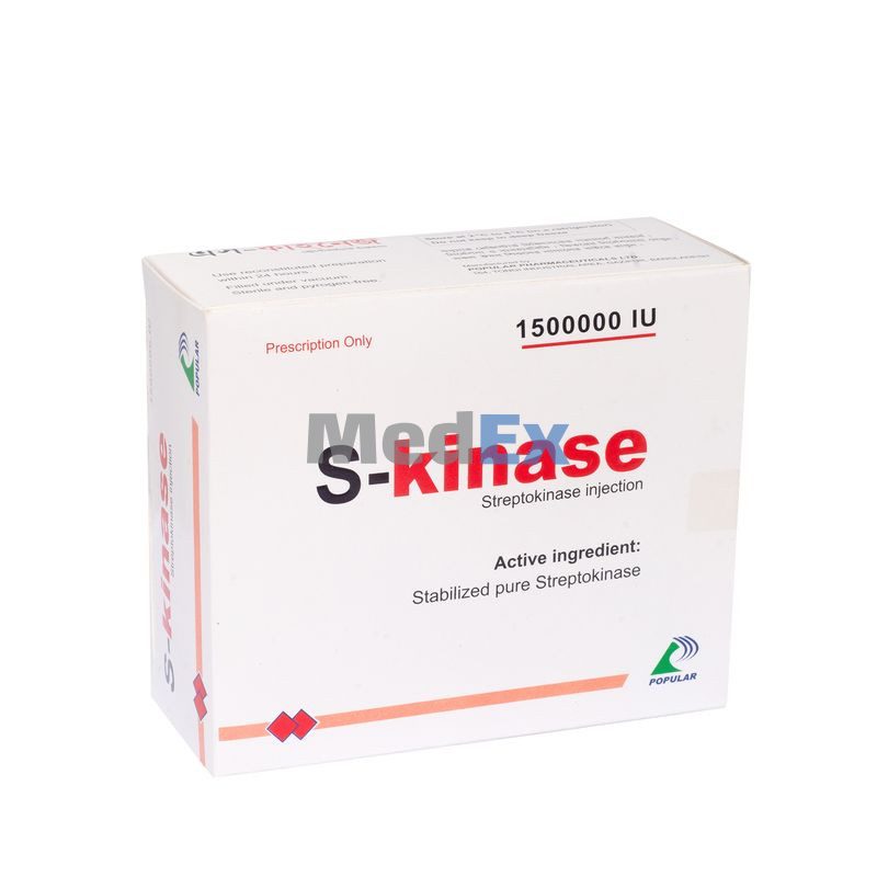 S-Kinase | 1.5 million unit/vial | Injection | এস-কাইনেজ ১.৫ মিলিয়ন ...