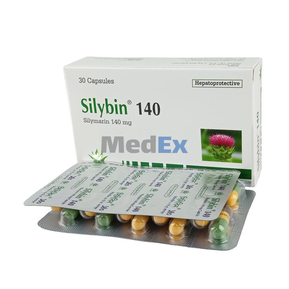 Silybin | 140 mg | Capsule | সিলিবিন ১৪০ মি.গ্রা. ক্যাপসুল | Square ...