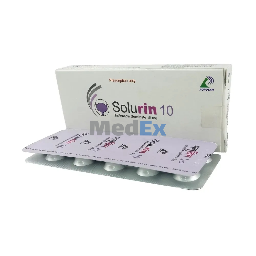 Solurin | 10 mg | Tablet | সলুরিন ১০ মি.গ্রা. ট্যাবলেট | Popular ...