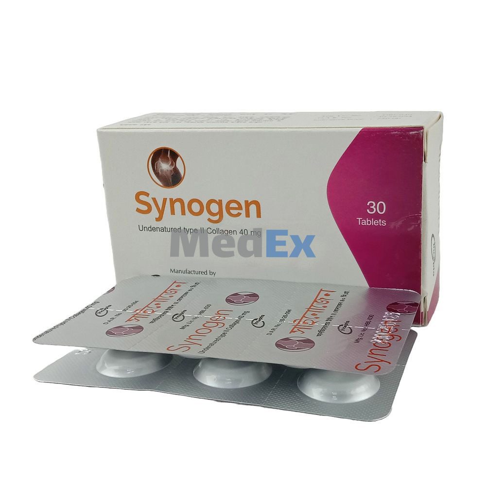 Synogen | 40 mg | Tablet | সাইনোজেন ৪০ মি.গ্রা. ট্যাবলেট | Incepta ...